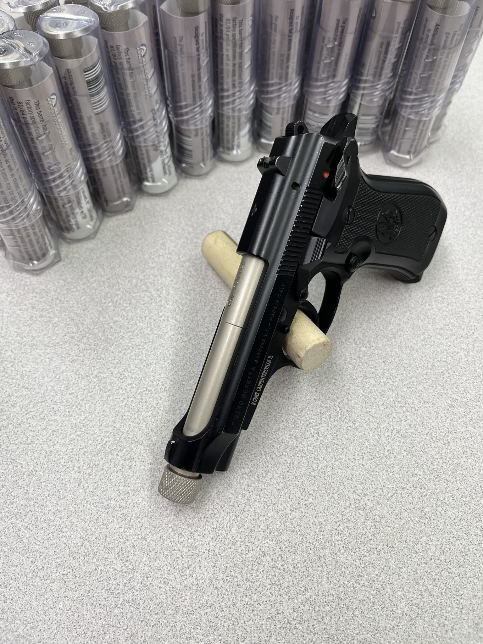 Beretta 81/84 Nickel Threaded Barrel .380ACP - Allegheny Arms & Gun Works